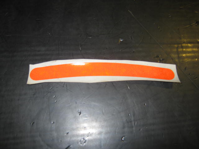 Tractor Cabs and Cab Enclosures - DECAL REFLECTIVE FRONT Sims Cab Depot