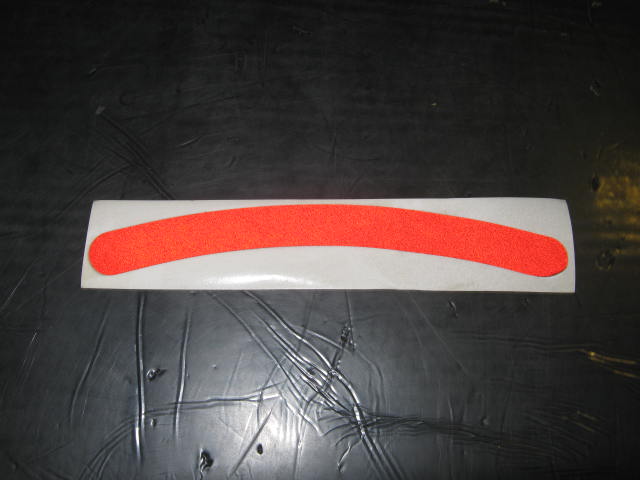 Tractor Cabs and Cab Enclosures - DECAL REFLECTIVE REAR Sims Cab Depot